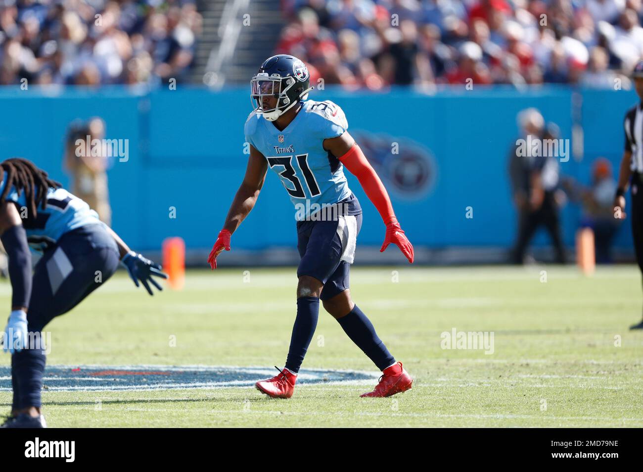 Tennessee Titans free safety Kevin Byard (31) plays against the Kansas ...