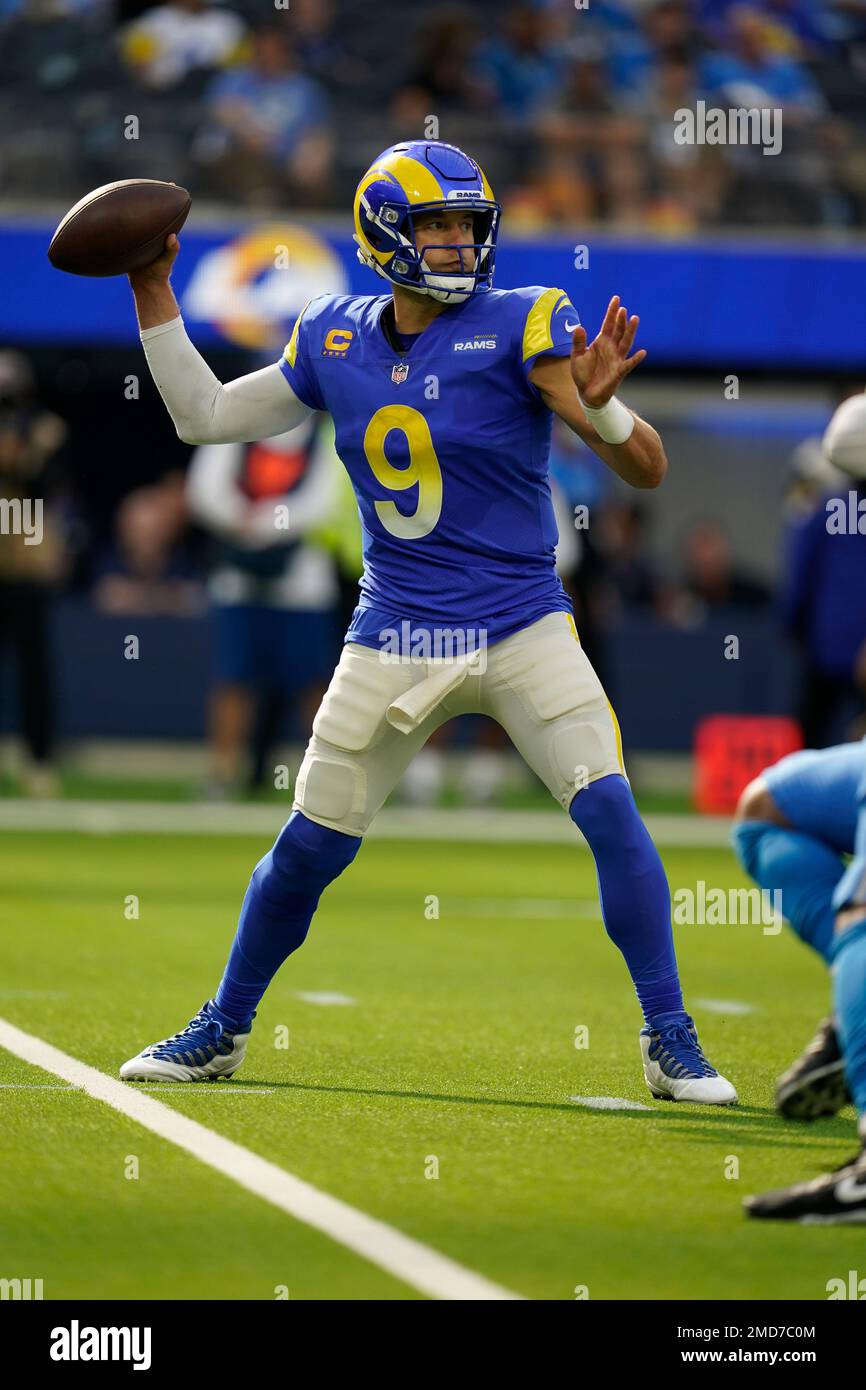 Los Angeles Rams quarterback Matthew Stafford in isolated action during ...