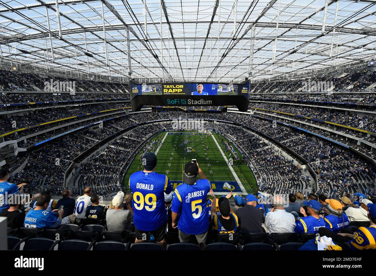 General view of SoFi Stadium before the Los Angeles Rams play the ...
