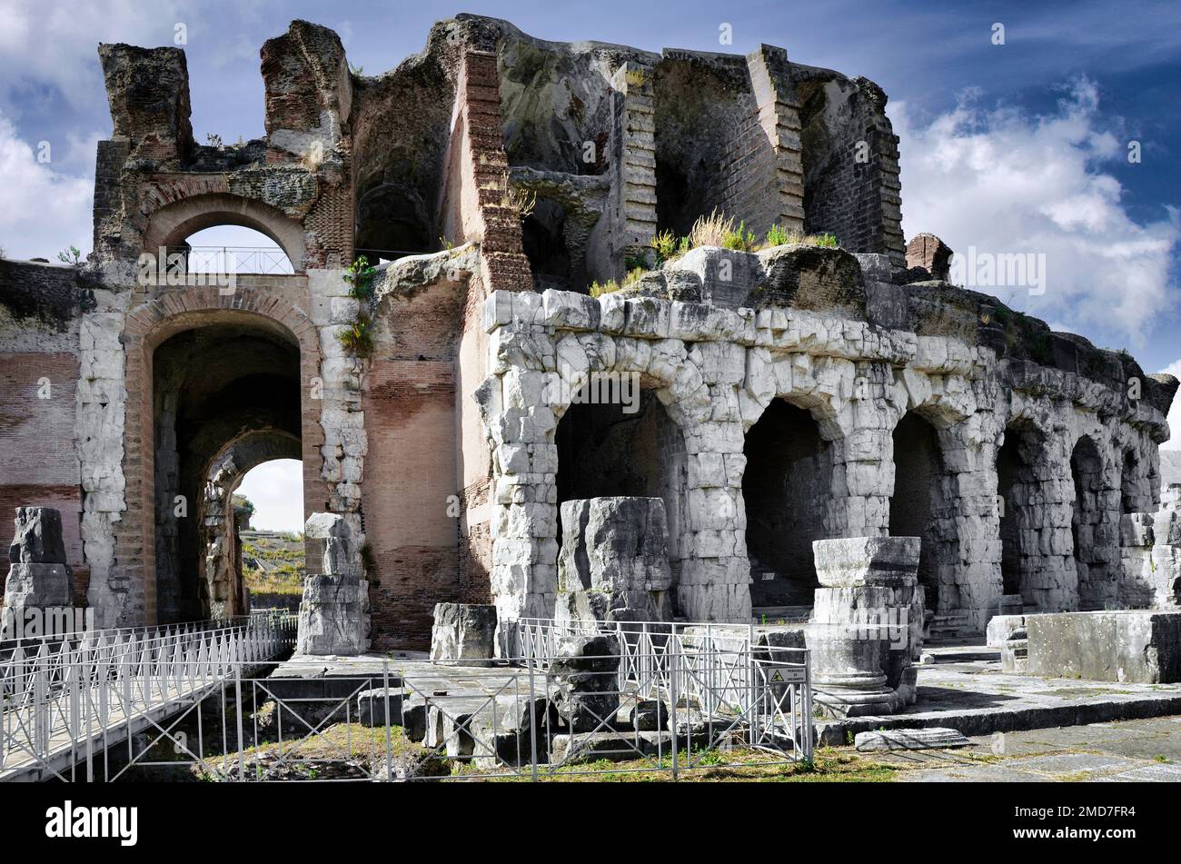 The Roman amphitheater of ancient Capua, the second largest after the ...