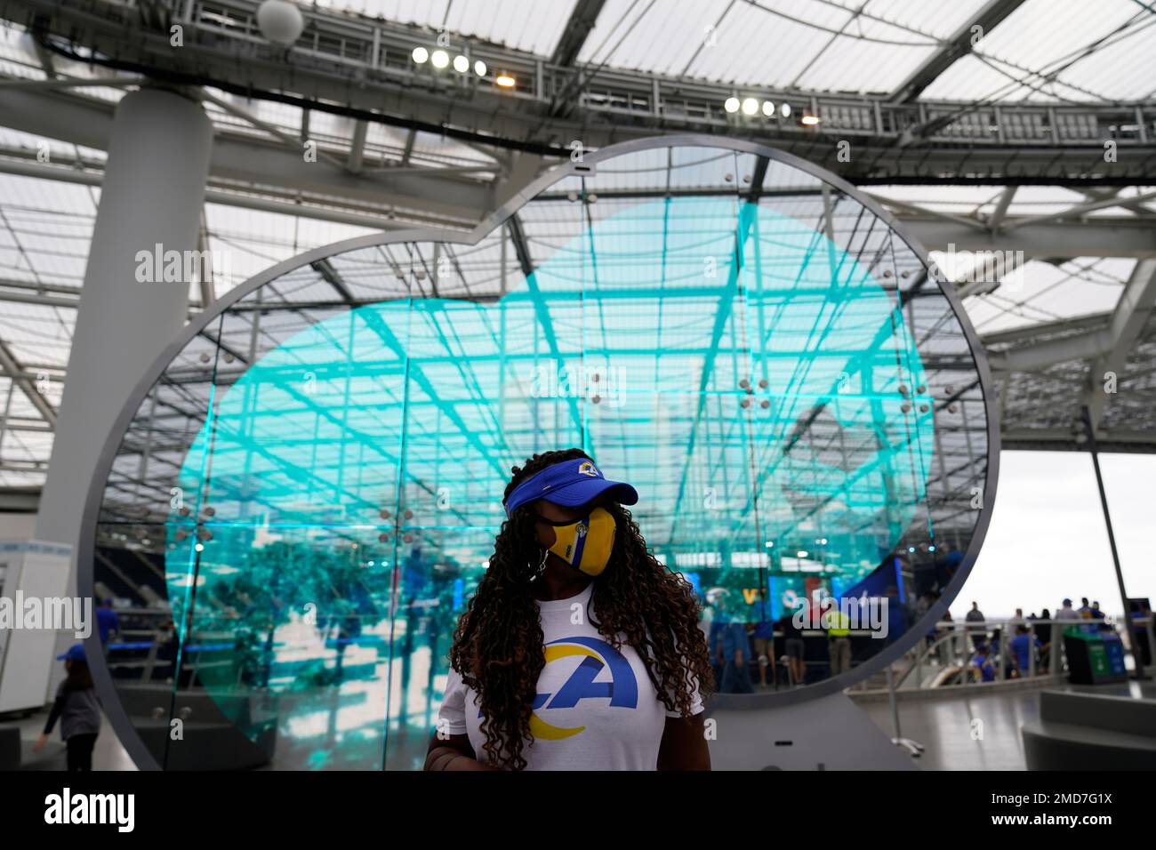 Los Angeles Rams fans before an NFL football game against the Detroit ...