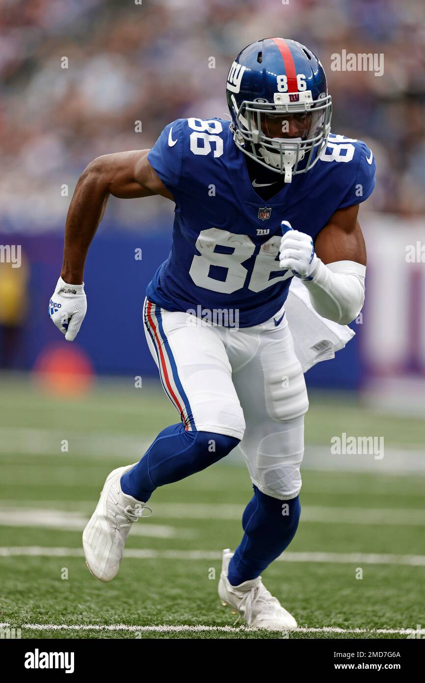 New York Giants wide receiver Darius Slayton (86) runs against the ...