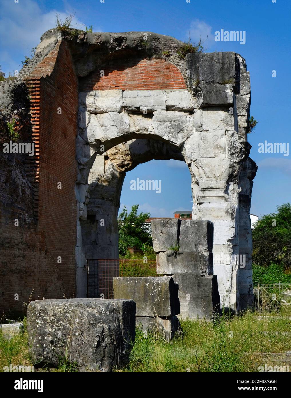 The Roman amphitheater of ancient Capua, the second largest after the ...