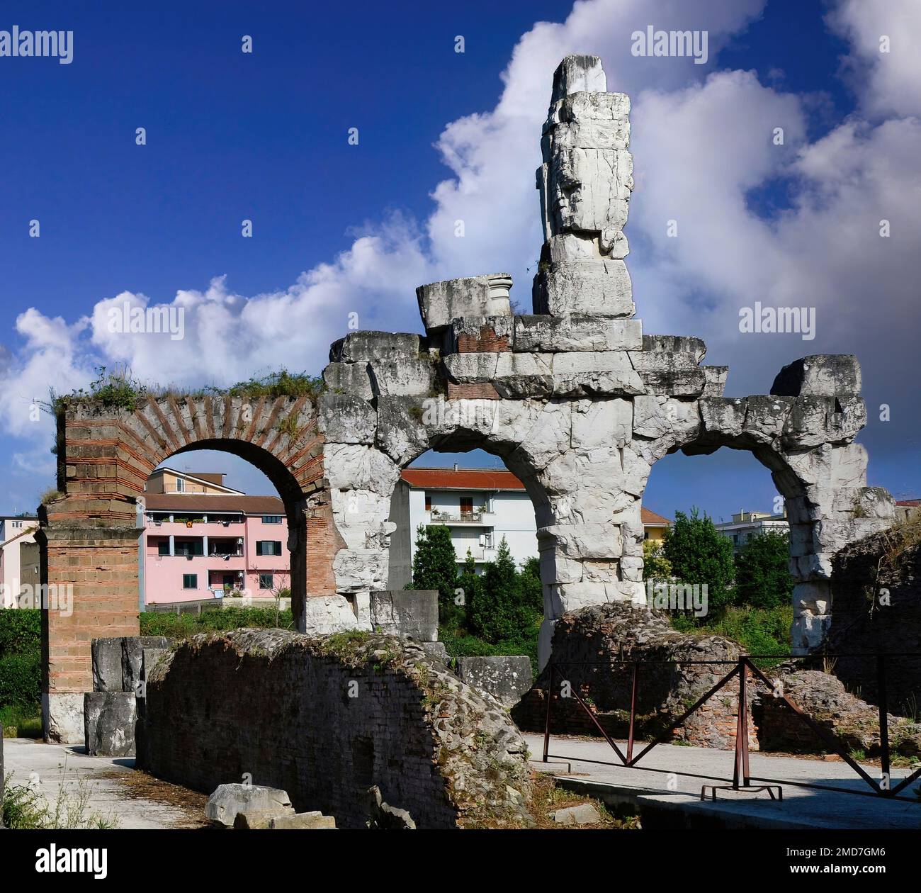 The Roman amphitheater of ancient Capua, the second largest after the ...