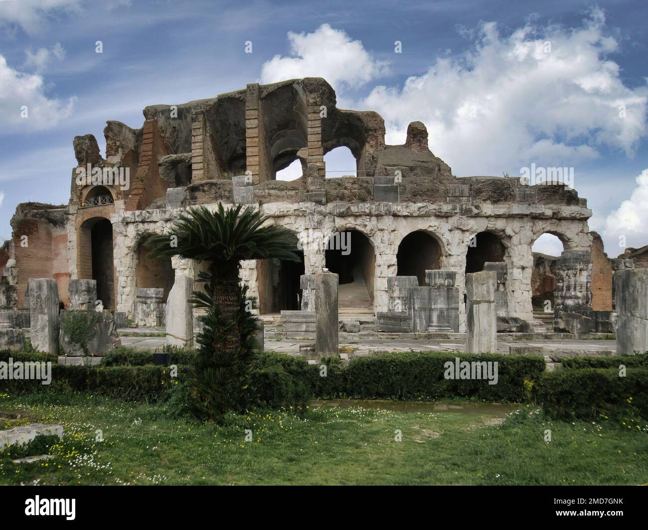 The Roman amphitheater of ancient Capua, the second largest after the ...