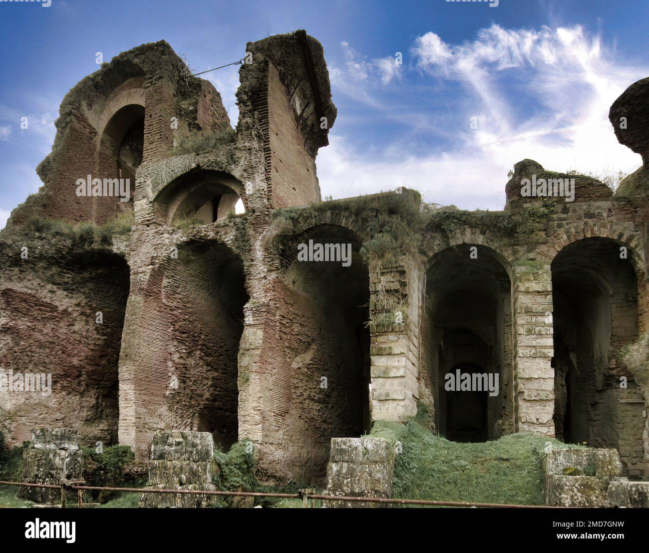 The Roman amphitheater of ancient Capua, the second largest after the ...