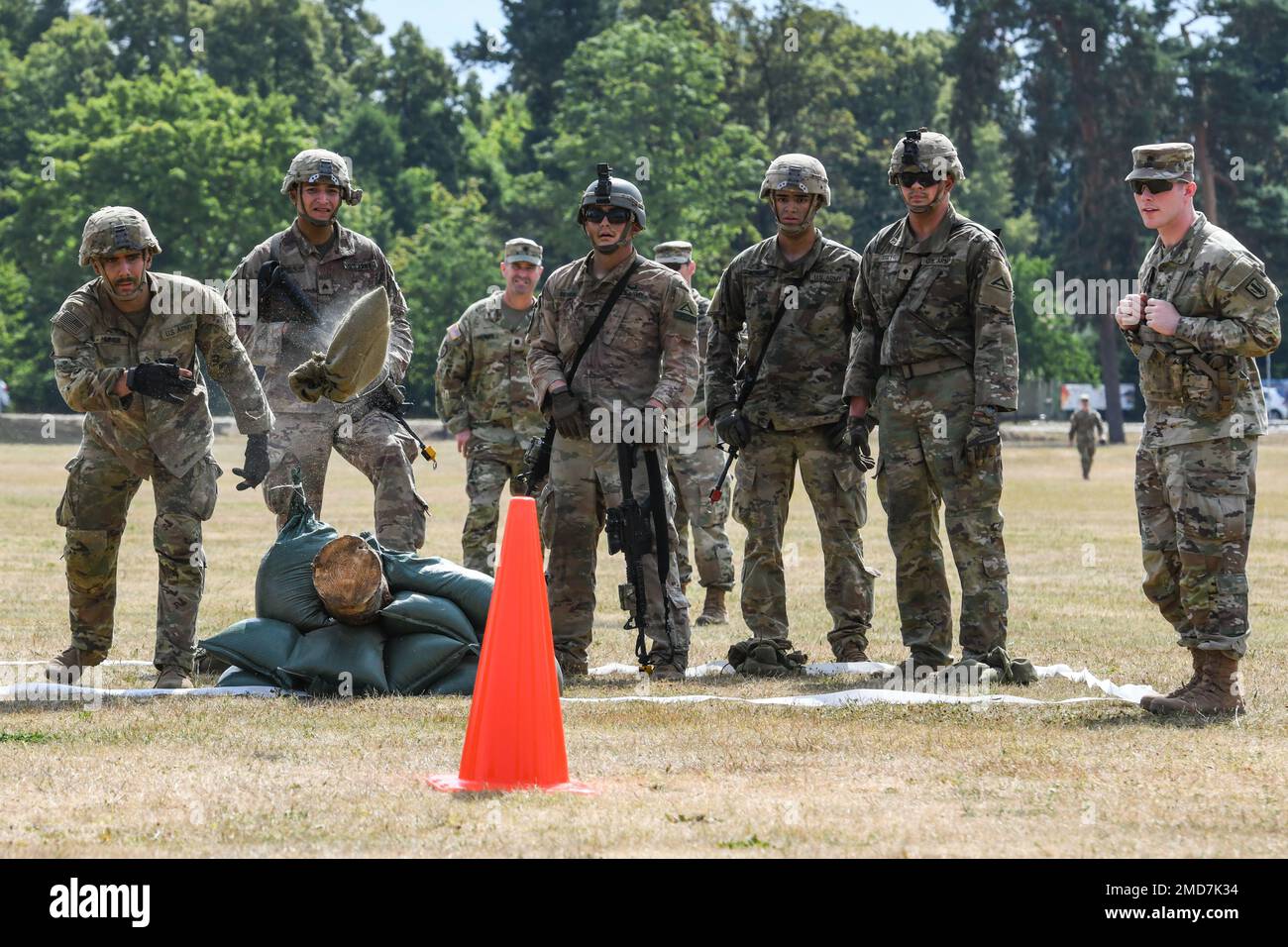 U.S. Soldiers assigned to units from 7th Army Training Command (7ATC ...