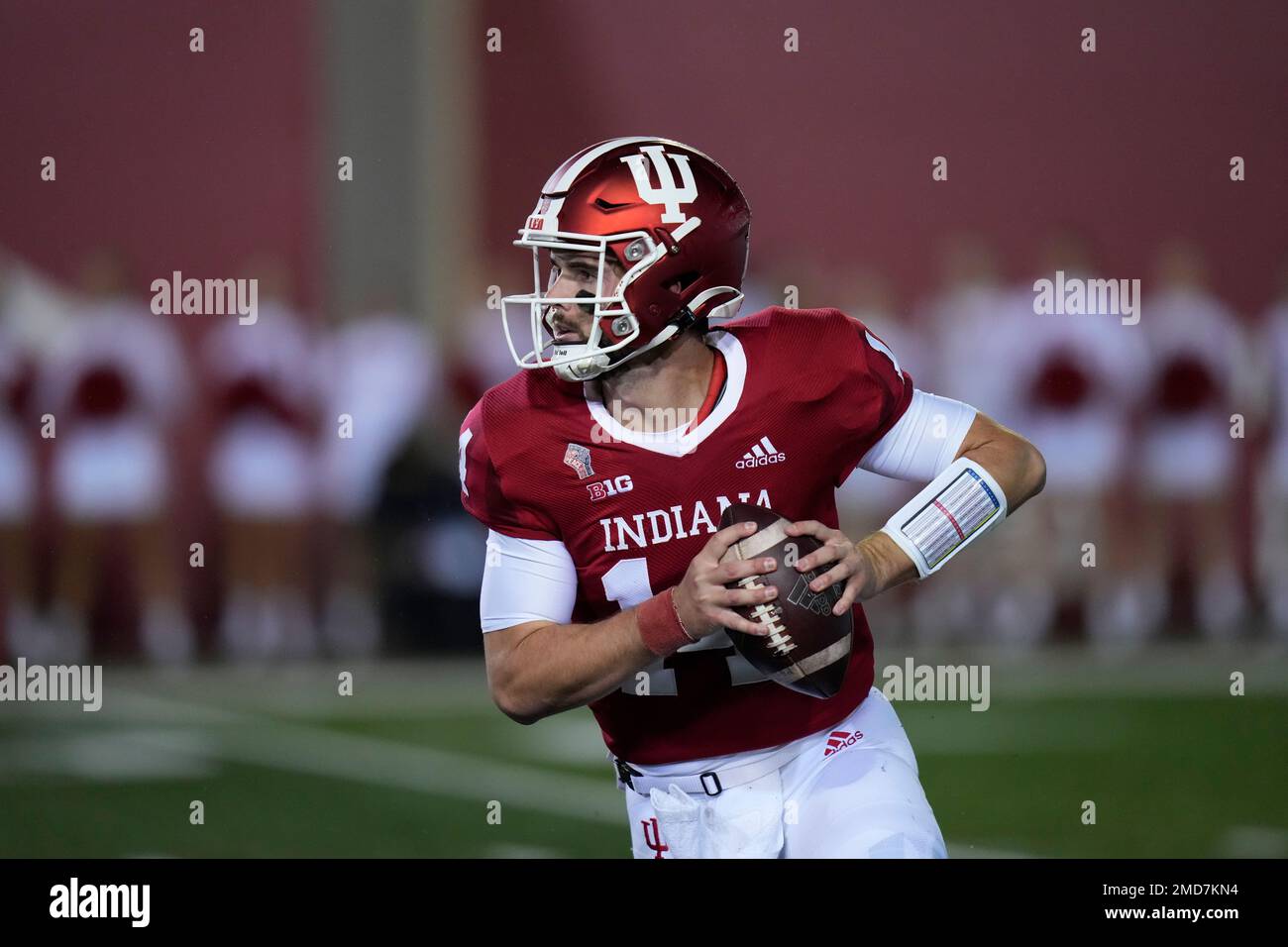 Indiana quarterback Jack Tuttle (14) in action during an NCAA college ...