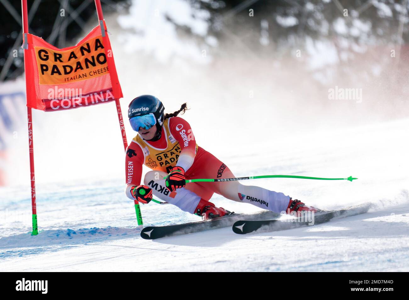 Olympia delle Tofane, Cortina d’Ampezzo, Italy, January 22, 2023 ...