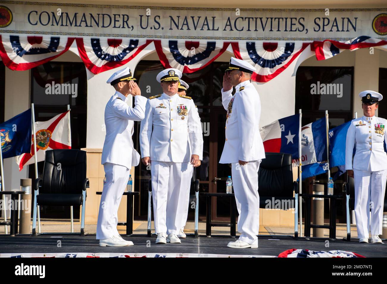 NAVAL STATION ROTA, Spain (July 14, 2022) Rear Adm. Brad Collins ...