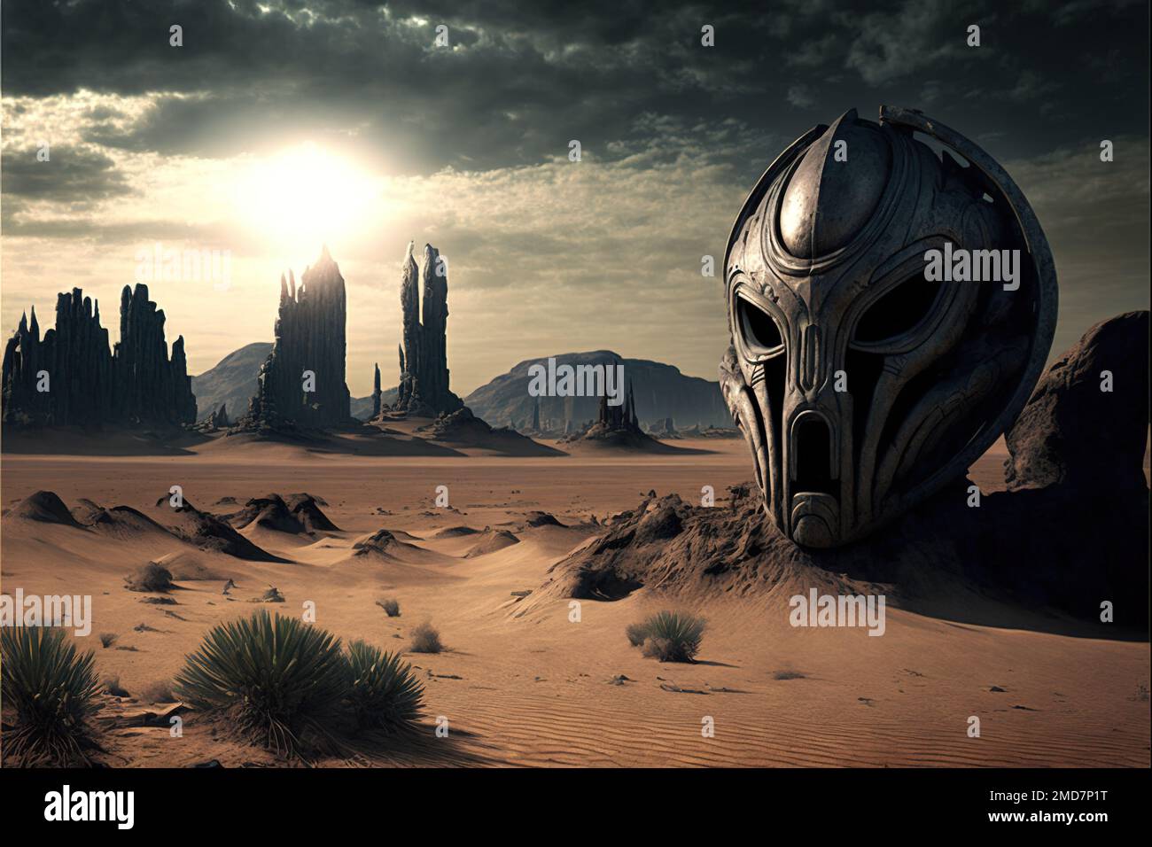 3d render fantasy alien landscape hi-res stock photography and images ...