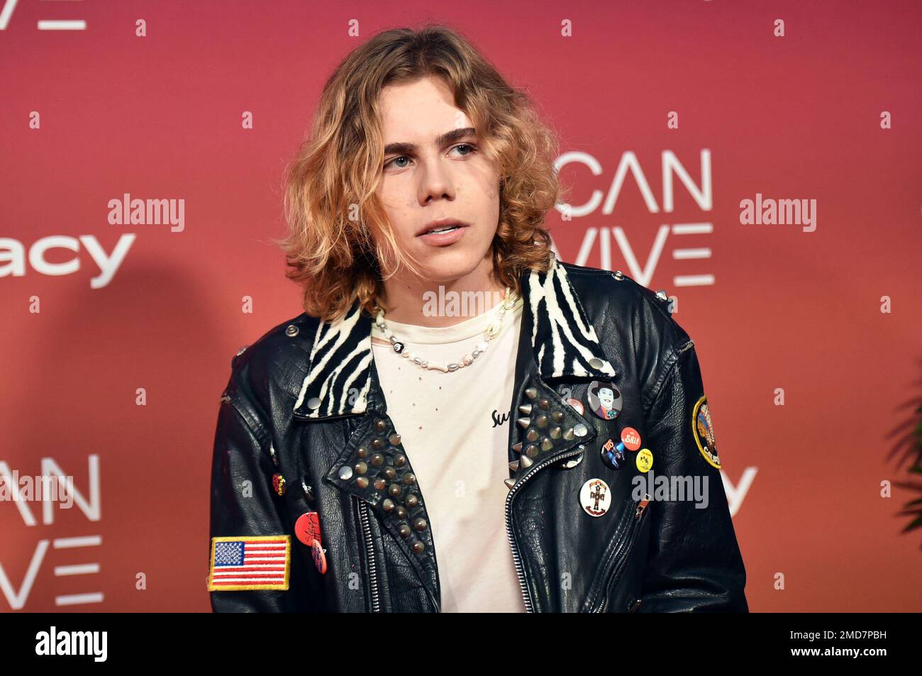 The Kid Laroi arrives at the 8th annual "We Can Survive" Concert on ...