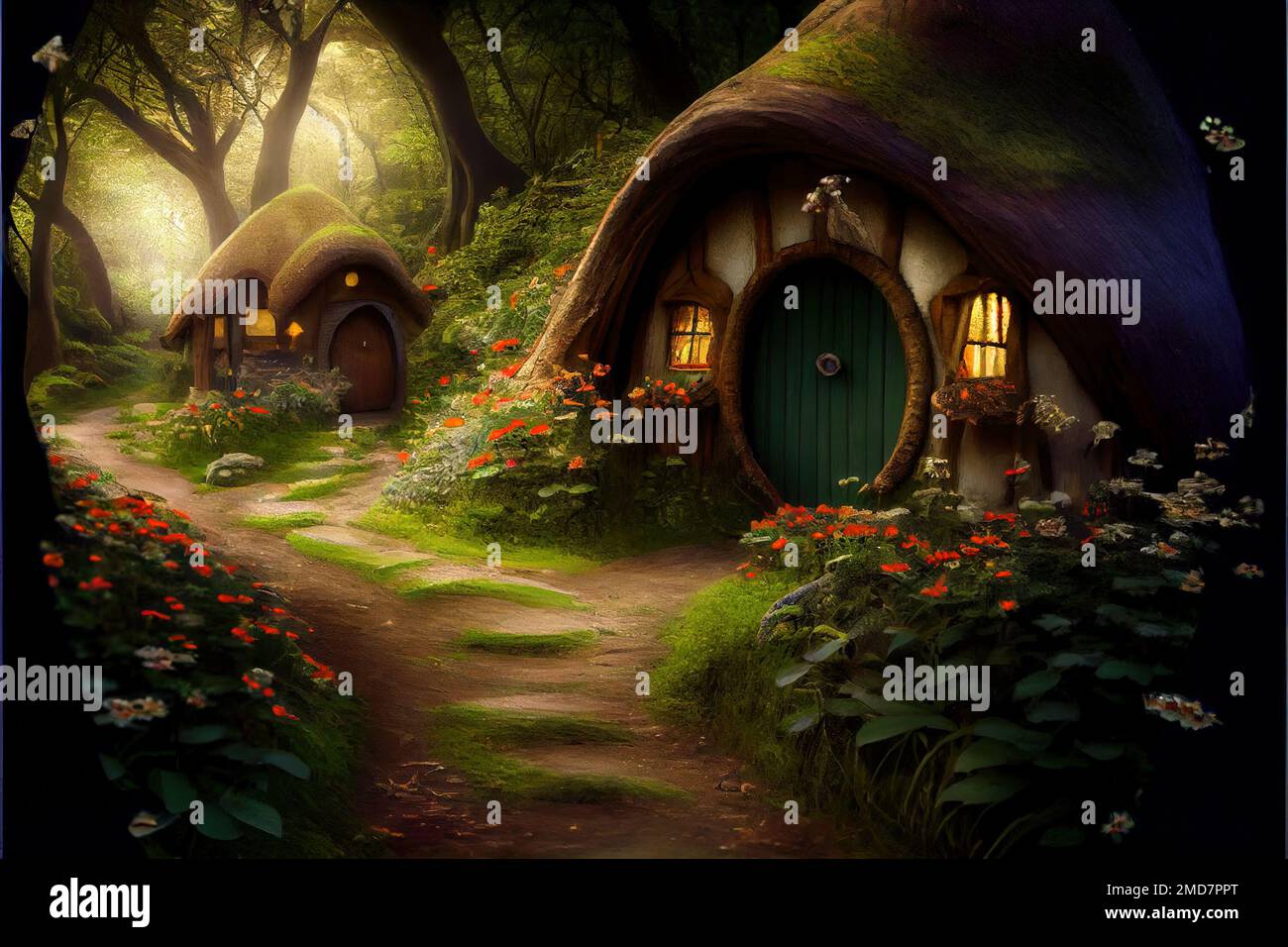 Fairy tale woods illustration hi-res stock photography and images - Alamy