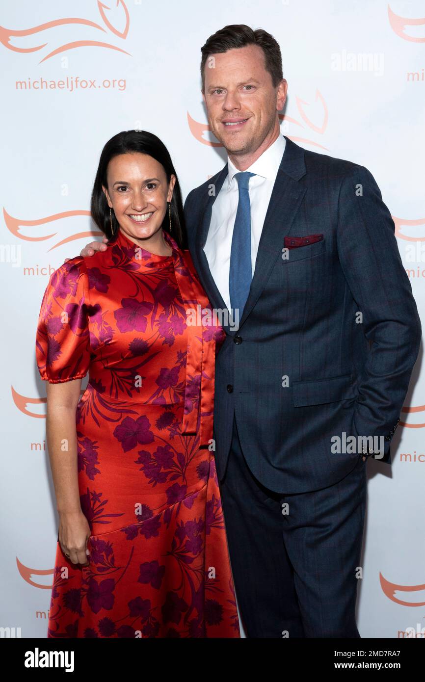Christina Geist and Willie Geist attend "A Funny Thing Happened on the ...