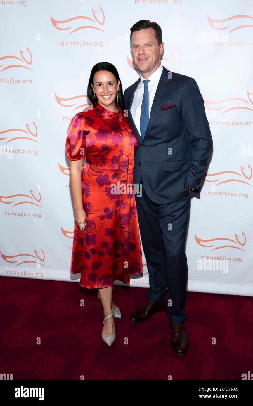 Christina Geist and Willie Geist attend "A Funny Thing Happened on the ...