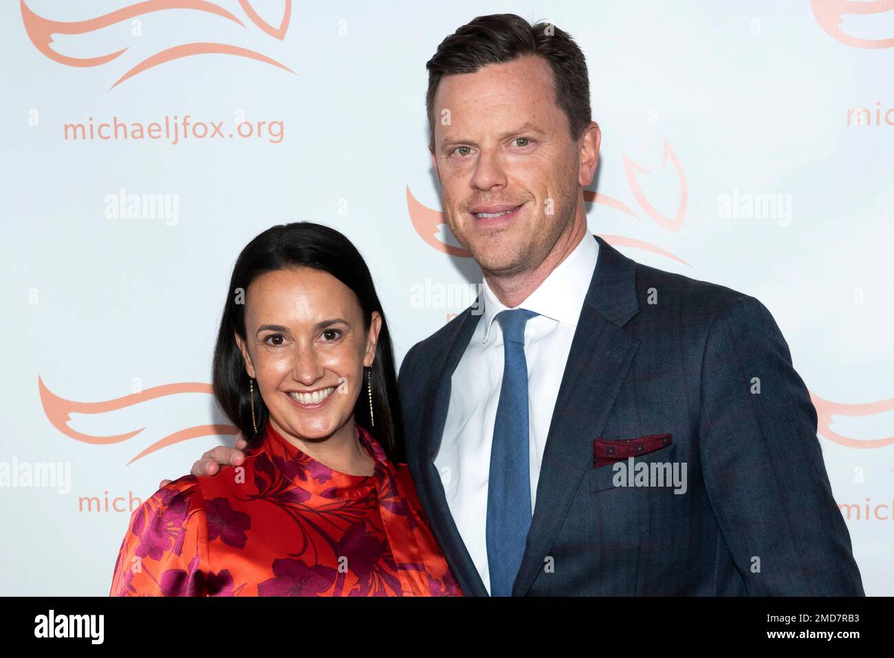 Christina Geist and Willie Geist attend "A Funny Thing Happened on the ...