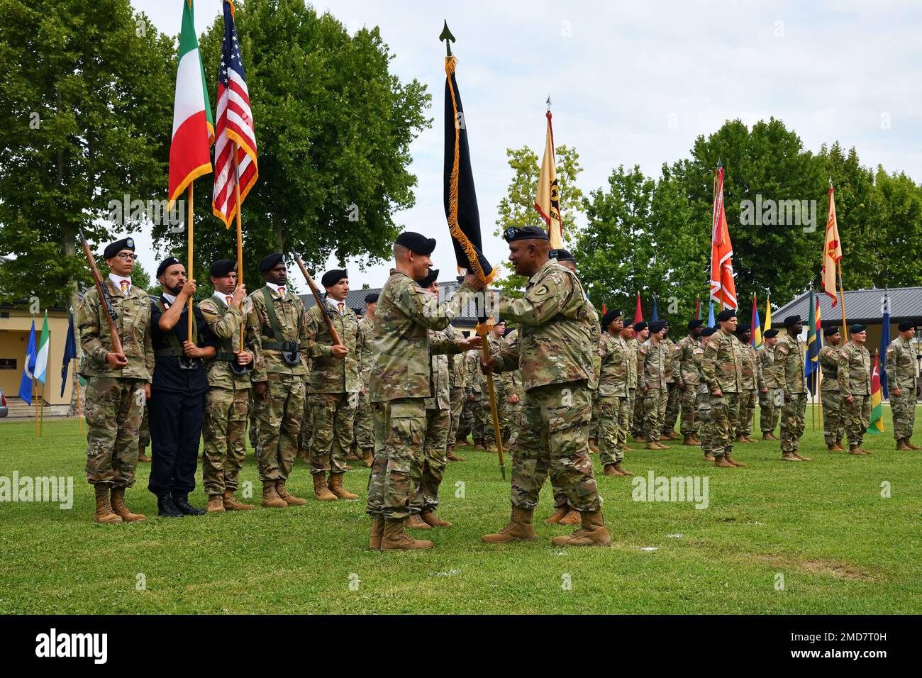 Gen. Darryl Williams, commander of U.S. Army Europe & Africa passes the ...