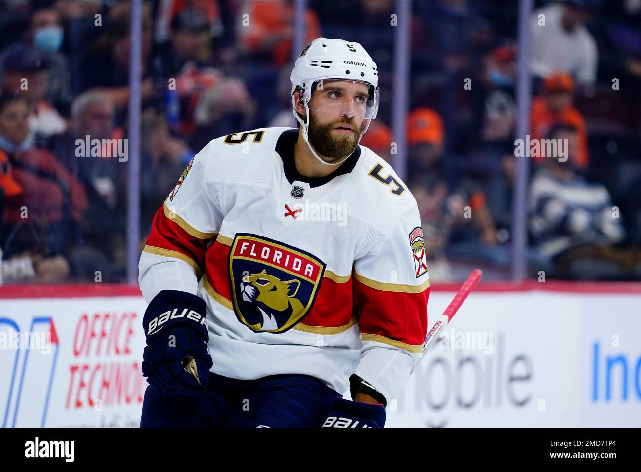 Florida Panthers' Aaron Ekblad plays during an NHL hockey game ...