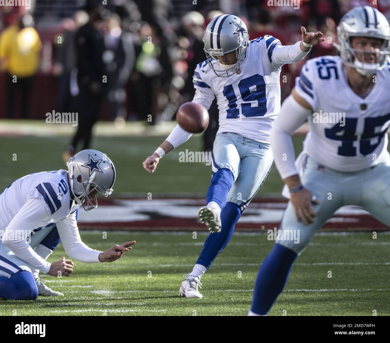Santa Clara, United States. 22nd Jan, 2023. Dallas Cowboys place kicker ...