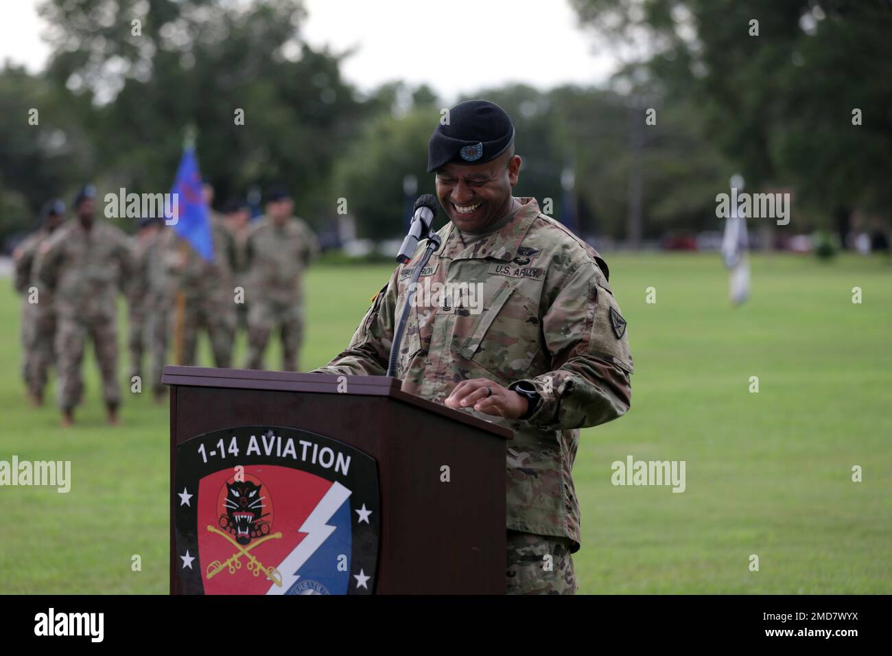 Command Sgt. Maj. Luis Bultron, 1st Battalion, 14th Aviation Regiment ...