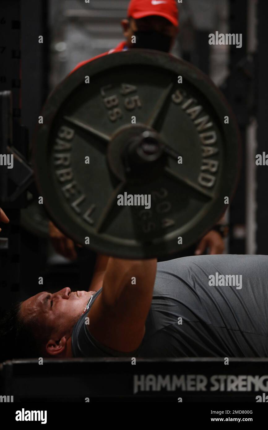 Rodrigo Jurado during the NFL Mexico International Combine on Saturday ...