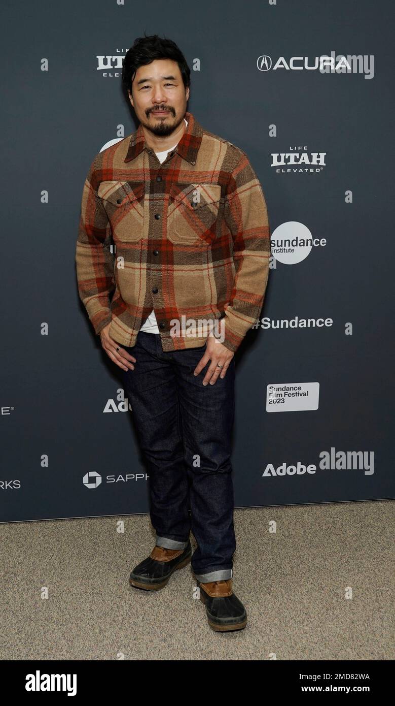Randall Park, director of "Shortcomings," poses at the premiere of the ...