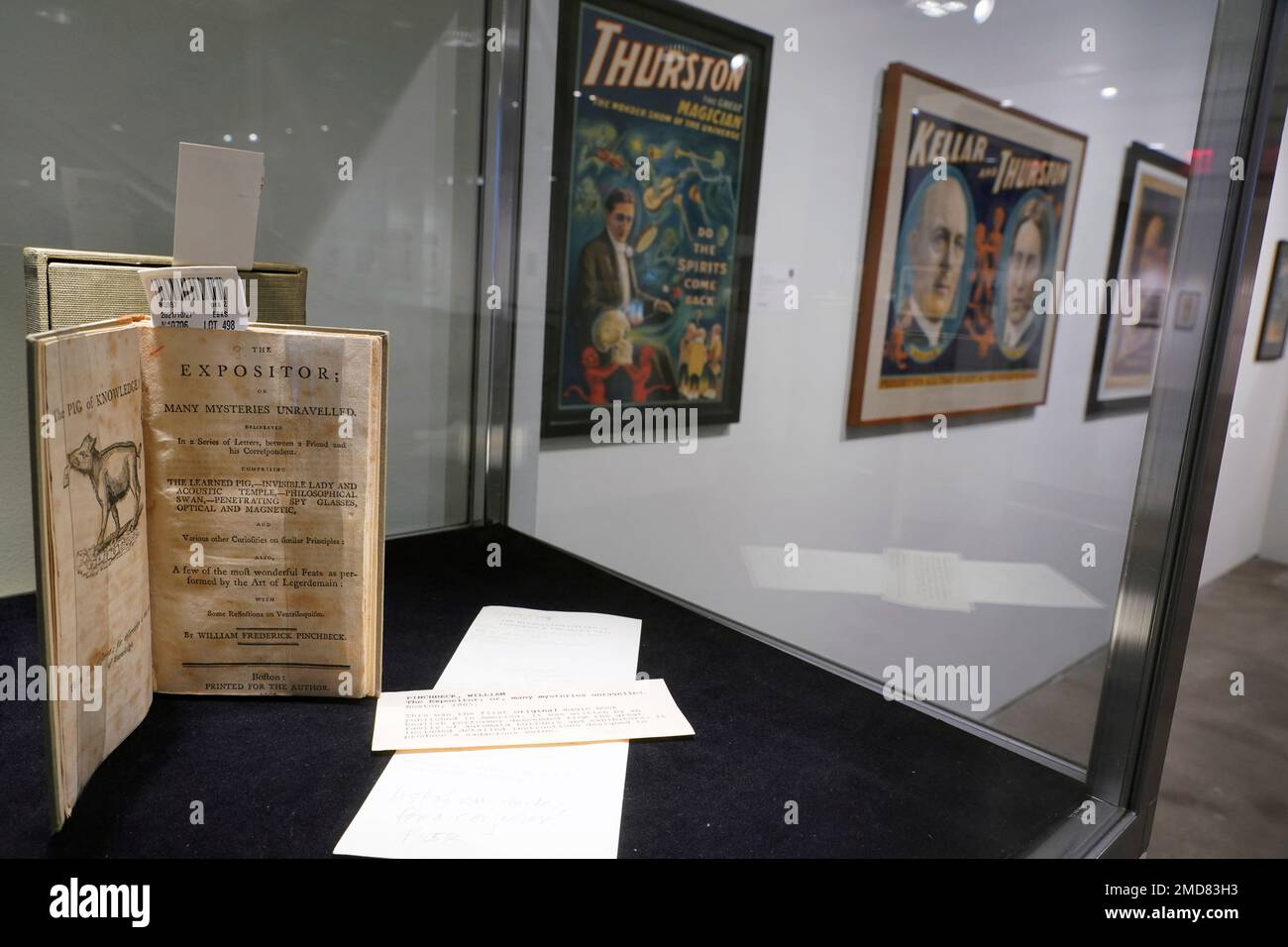 Books and posters from the Ricky Jay Collection are displayed at ...