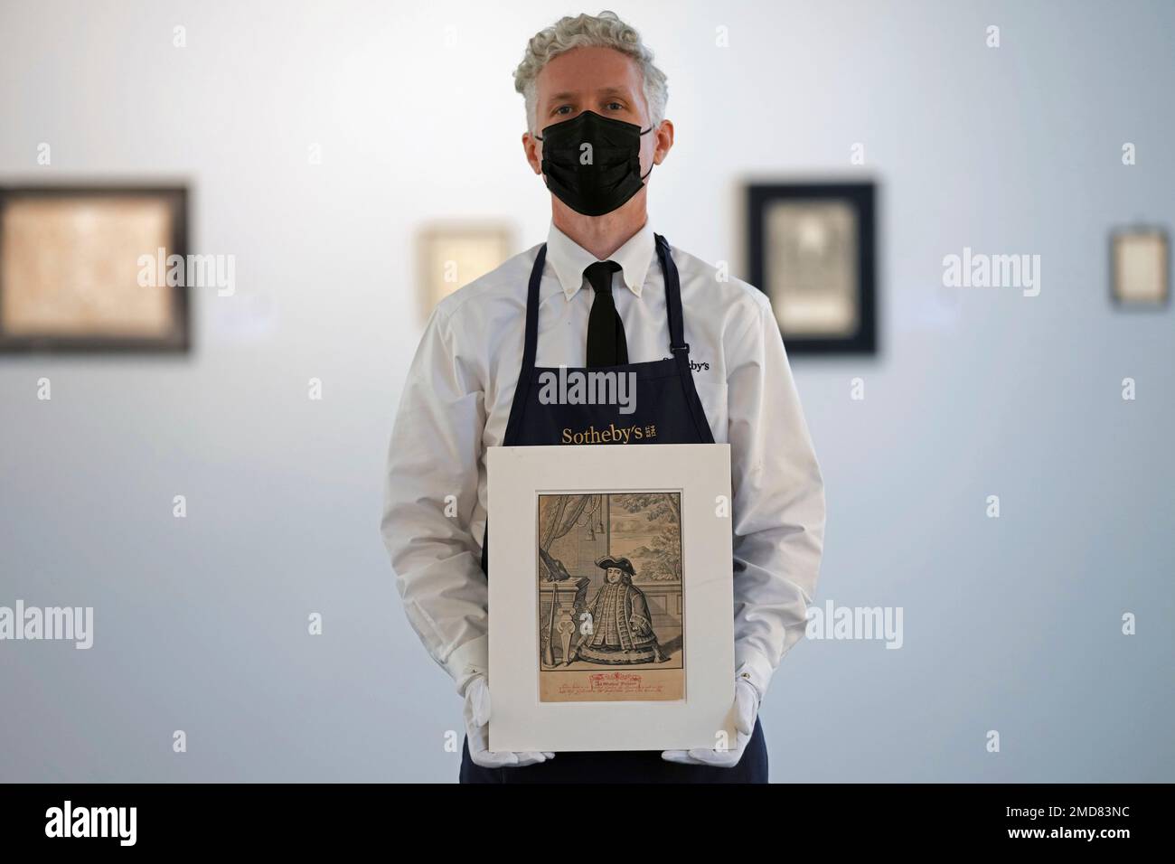 An engraving featuring magician Matthias Buchinger, from the Ricky Jay ...