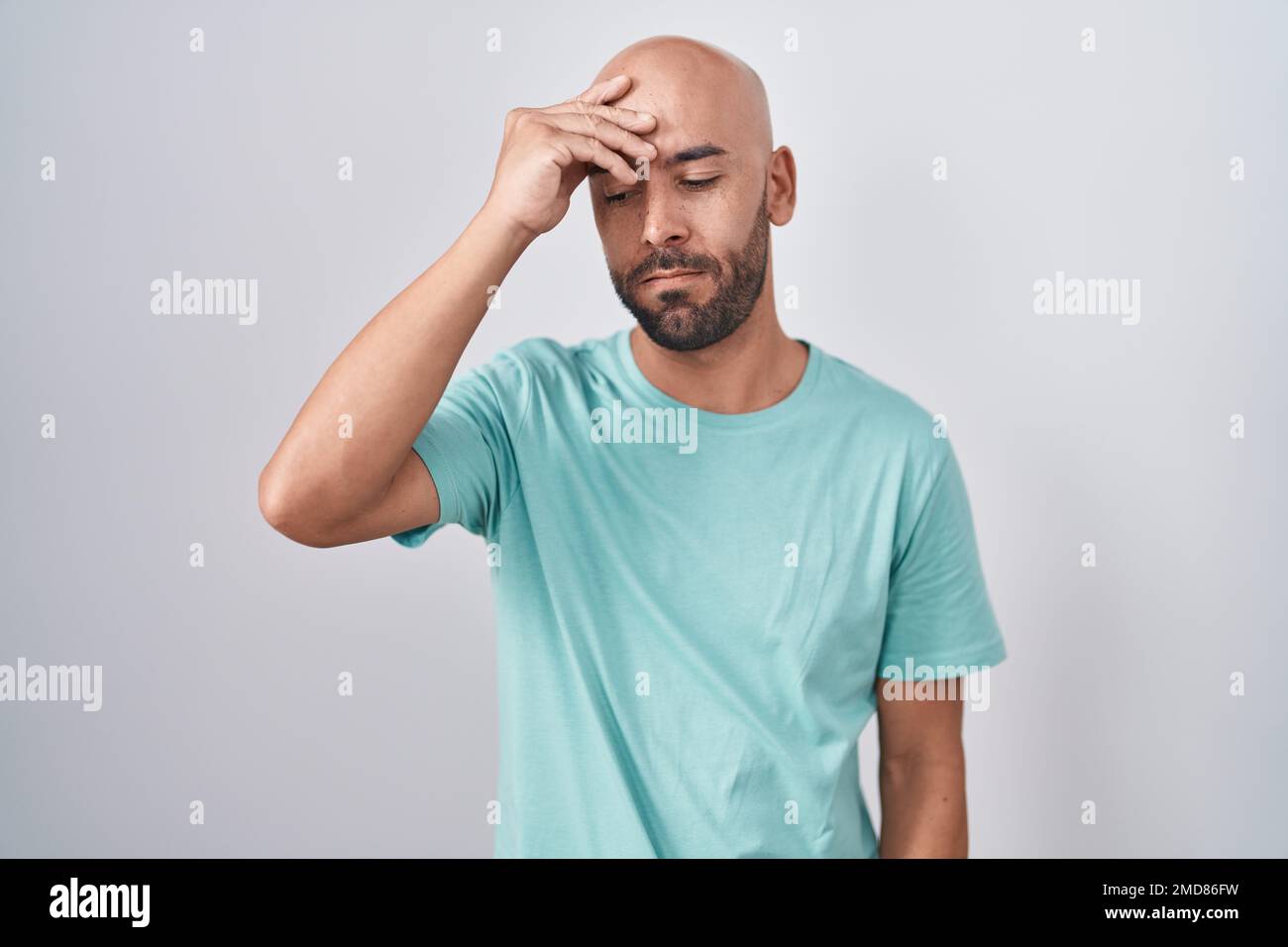 Worried Man Standing