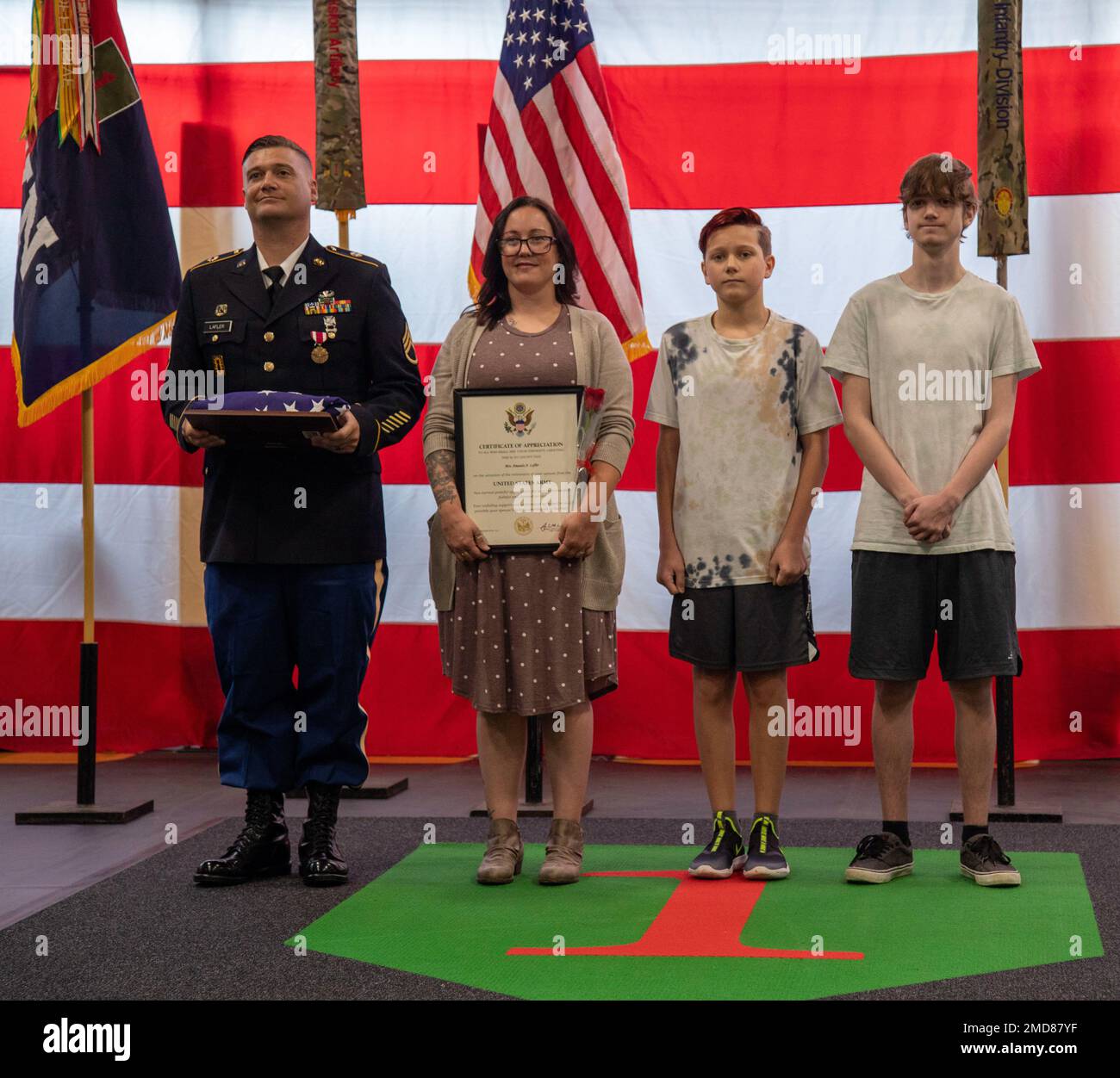 U.S. Army Staff Sgt. Jared Lafler, a chemical, biological, radiological ...