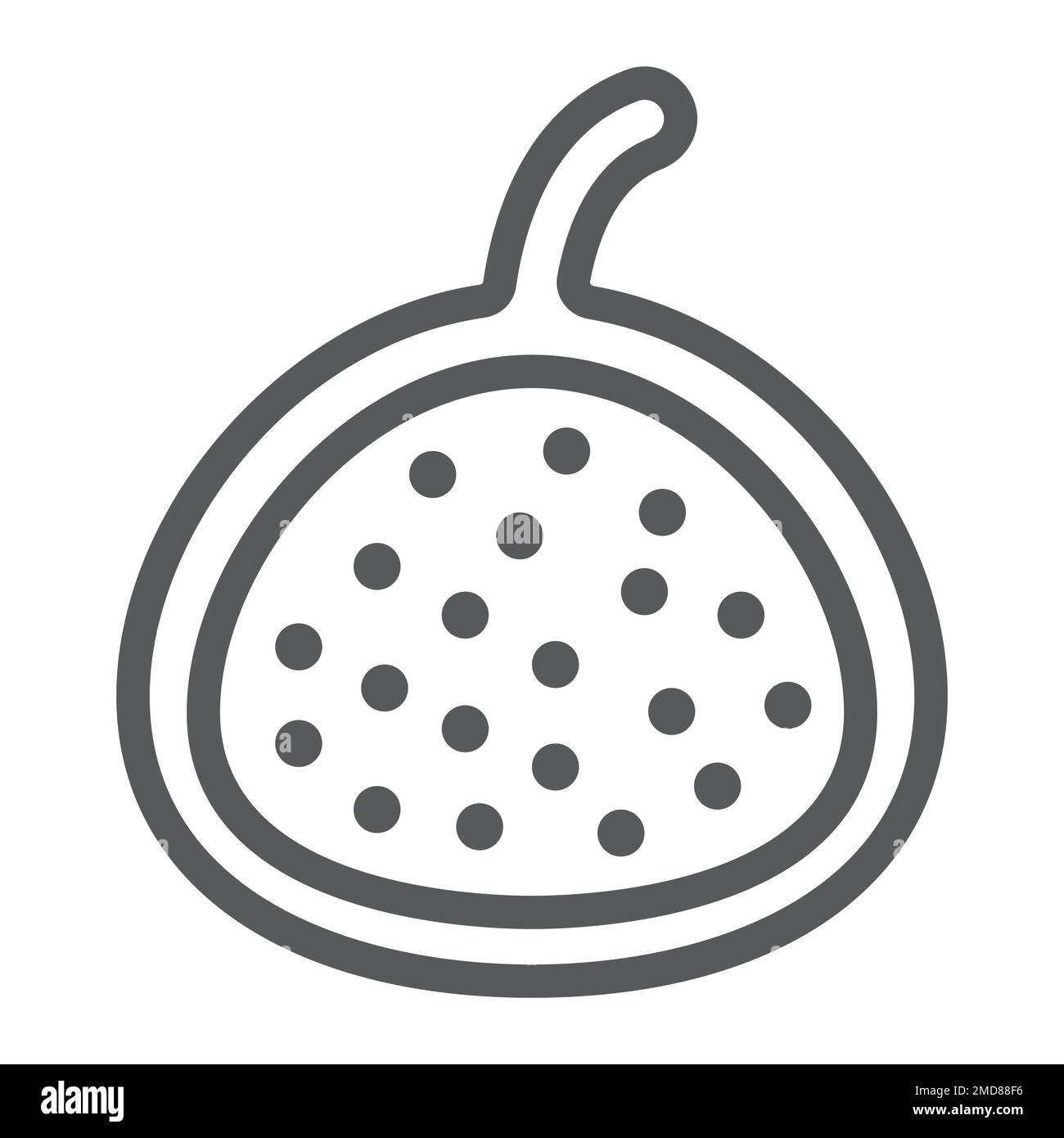 Fig line icon, fruit and vitamin, exotic sign, vector graphics, a ...