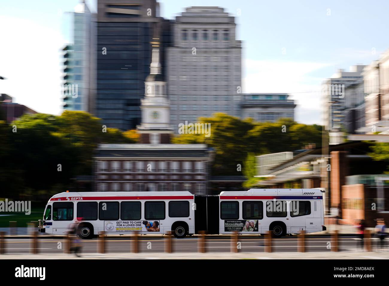 A Southeastern Pennsylvania Transportation Authority bus (SEPTA) is ...