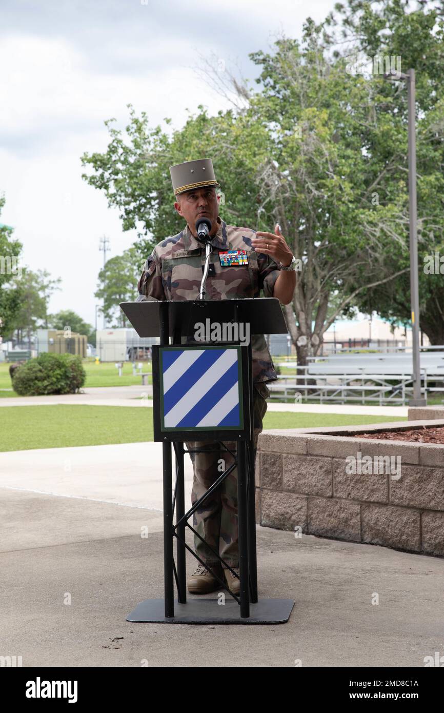 French Brig. Gen. Jean-Pierre Fague, deputy commanding general for the ...
