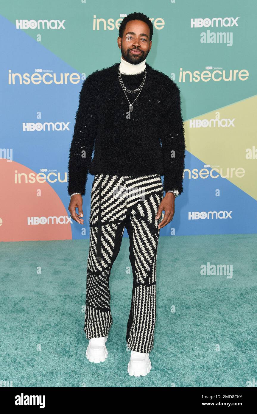 Jay Ellis arrives at the LA premiere of "Insecure" season five on ...