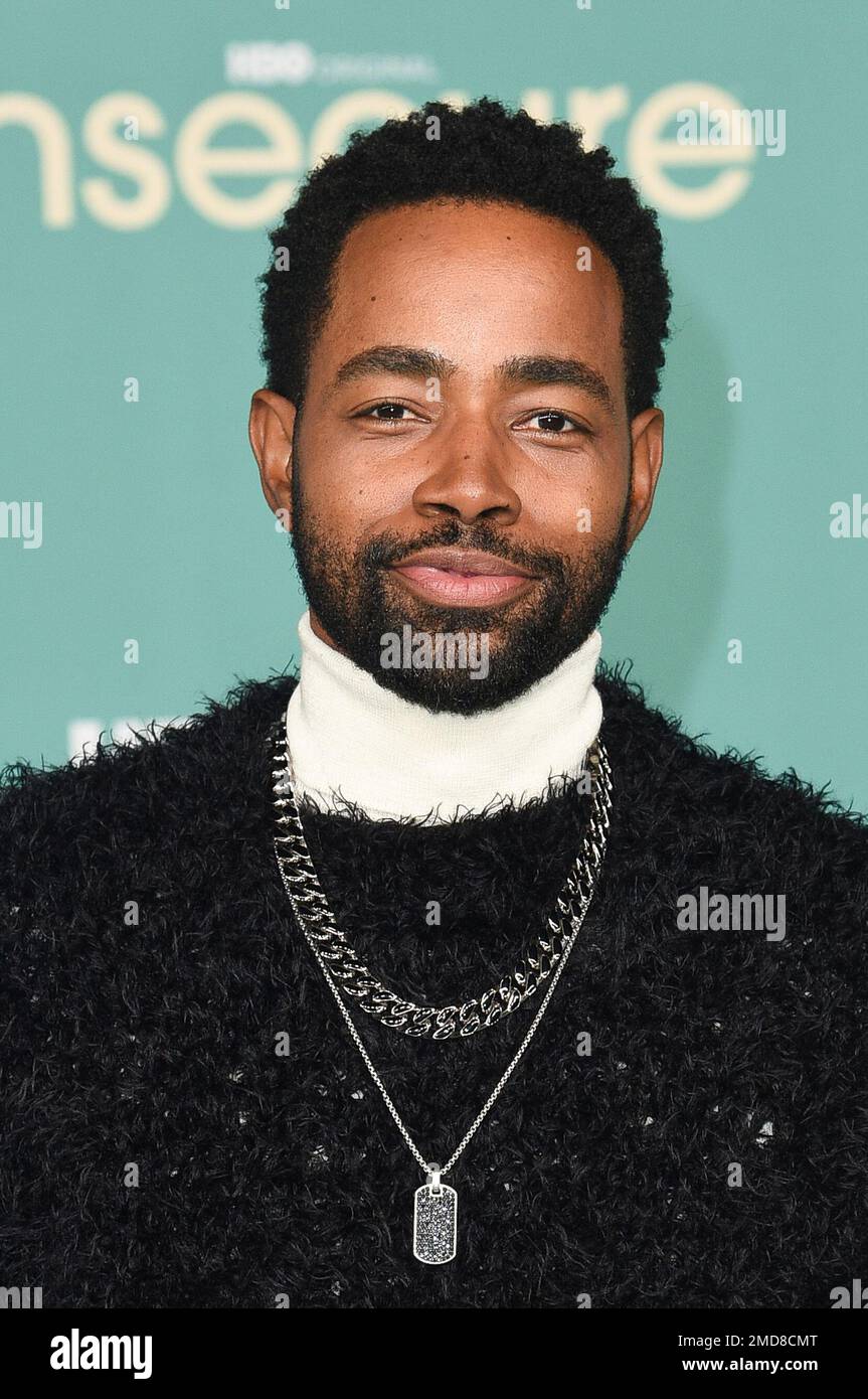 Jay Ellis arrives at the LA premiere of "Insecure" season five on ...