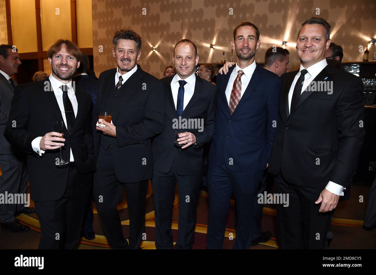 Ryan Barber, from left, Marius van der Waat , Zvi Reznic, Dennis ...