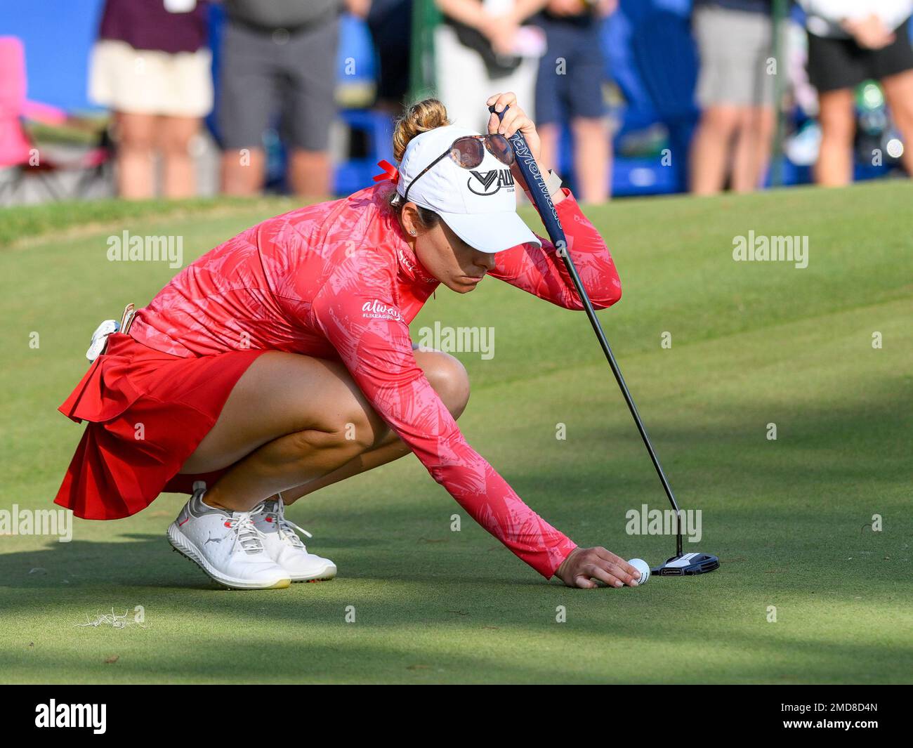 Orlando, FL, USA. 22nd Jan, 2023. Gaby Lopez of Mexico places the ball ...