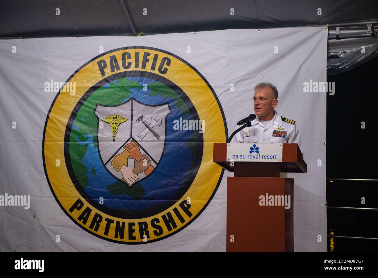 220714-N-NC885-4069 KOROR, Palau (July 14, 2022) – Capt. Timothy Quast ...