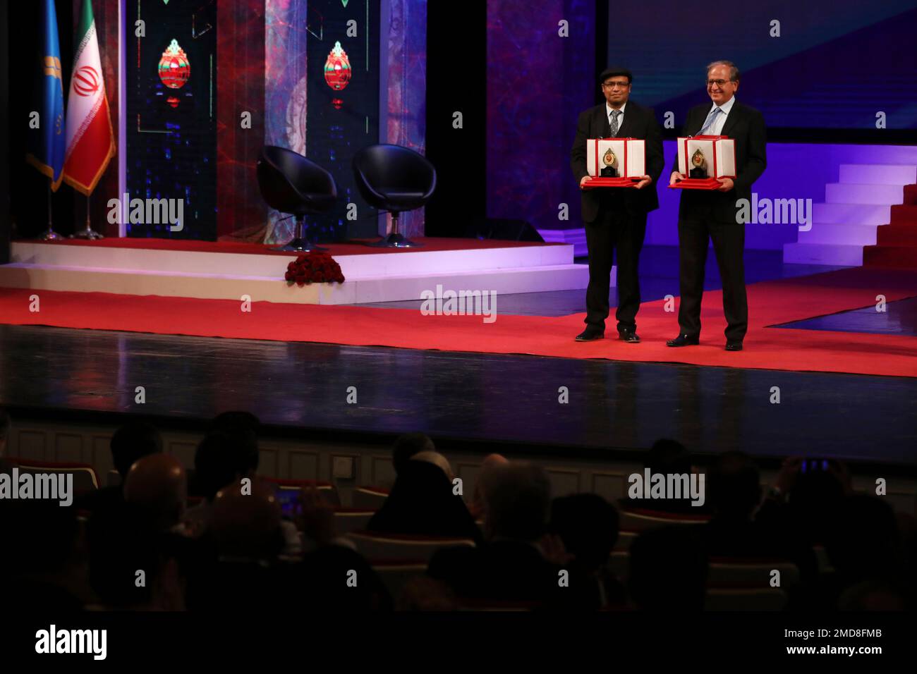 Iranian-American physicist Cumrun Vafa, right, a Harvard University ...