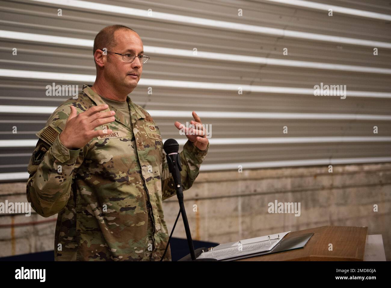 U.S. Air Force Col. Richard McElhaney, 36th Contingency Response Group ...