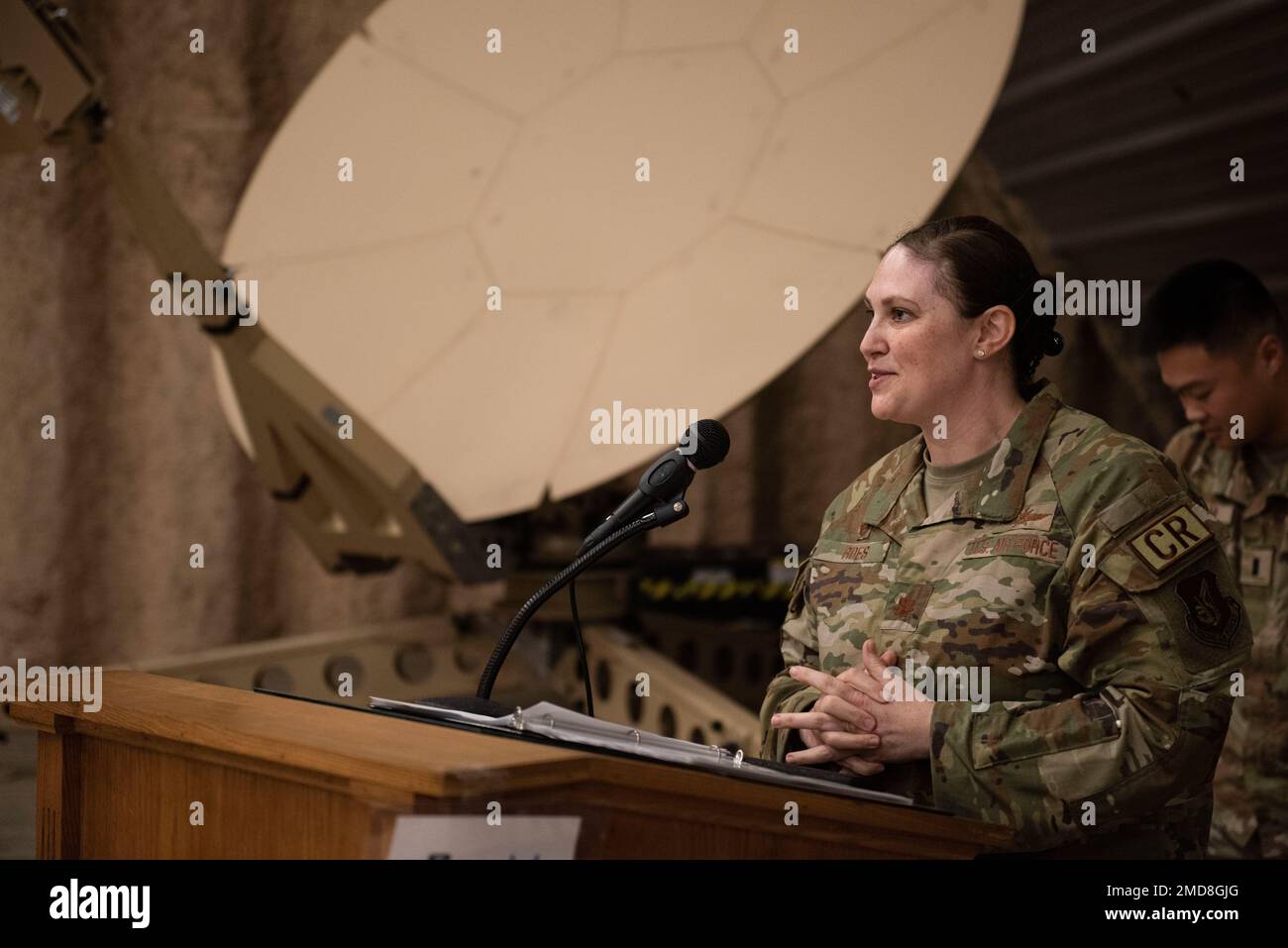 U.S. Air Force Maj. Kaitlyn E. Roes, 644th Combat Communication ...