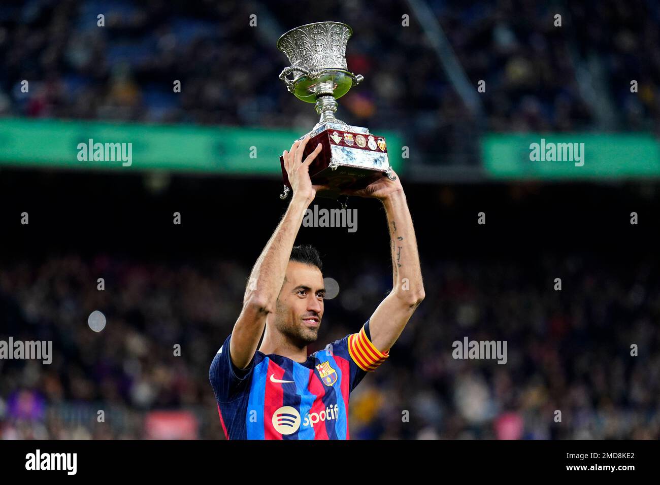 Barcelona, Spain. 22nd Jan, 2023. Sergio Busquets of FC Barcelona ...
