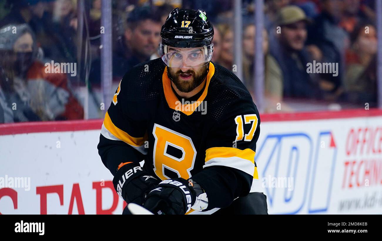 Boston Bruins' Nick Foligno plays during an NHL hockey game, Wednesday ...