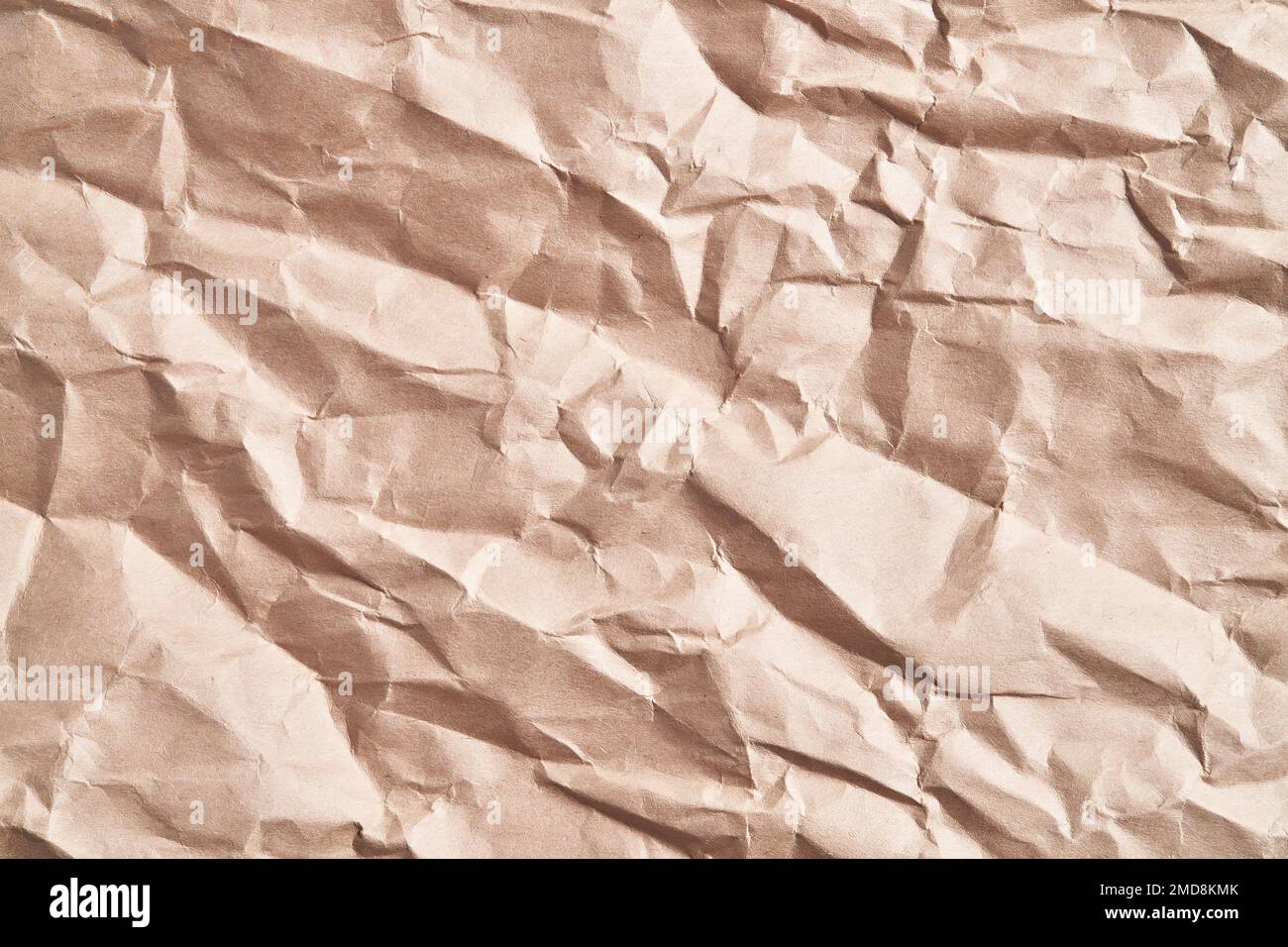 Brown crumpled paper texture background Stock Photo - Alamy