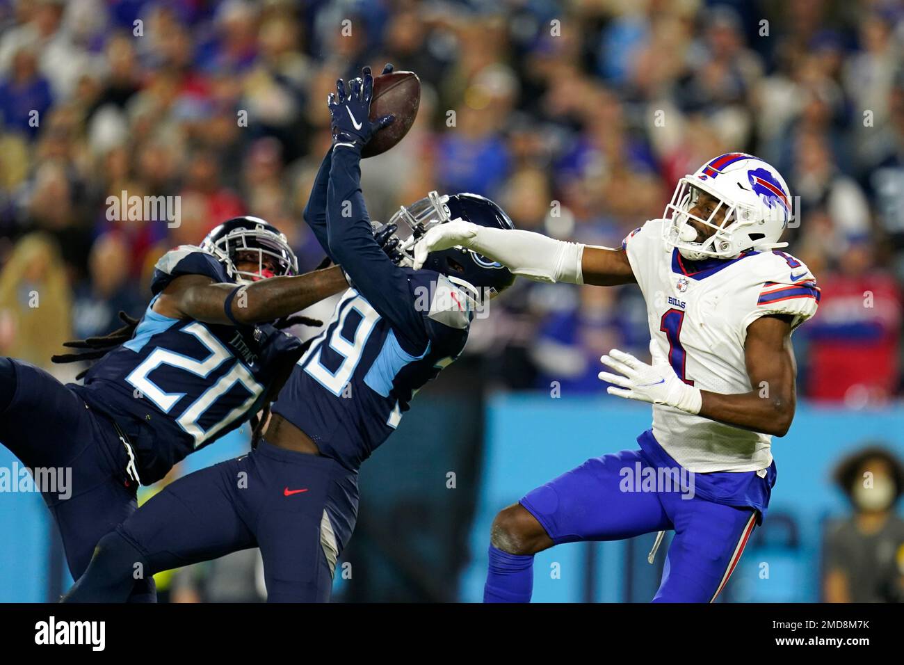Tennessee Titans defensive back Breon Borders (39) defends during a ...