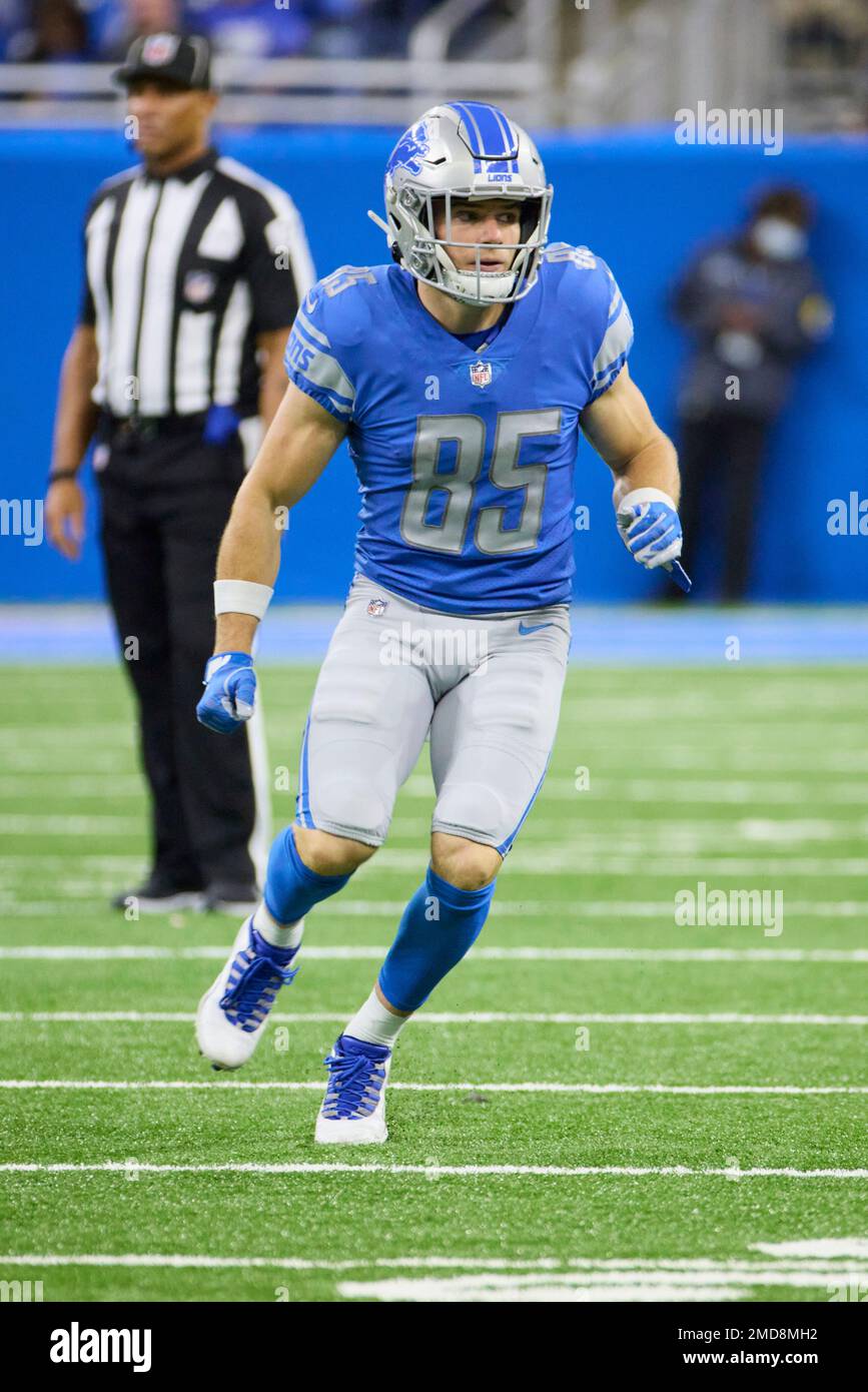 Detroit Lions wide receiver Tom Kennedy (85) runs a route against the ...
