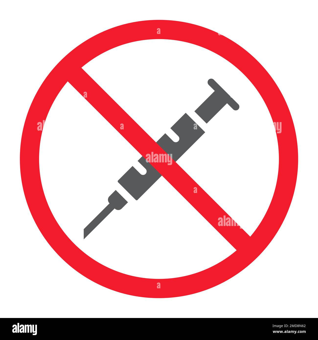 Vaccination placard Stock Vector Images - Alamy