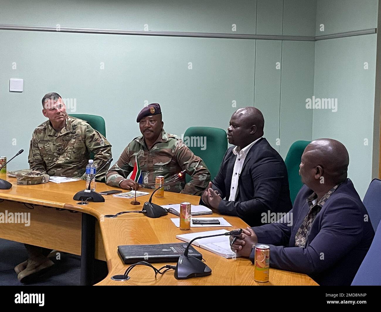 From left to right - Col. Christopher Cronin with the New York Army ...