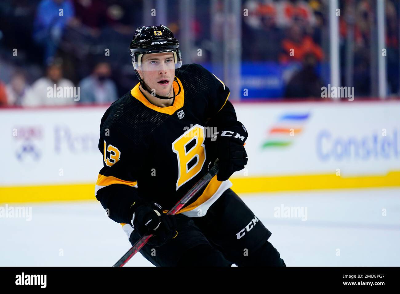 Boston Bruins' Charlie Coyle plays during an NHL hockey game, Wednesday ...