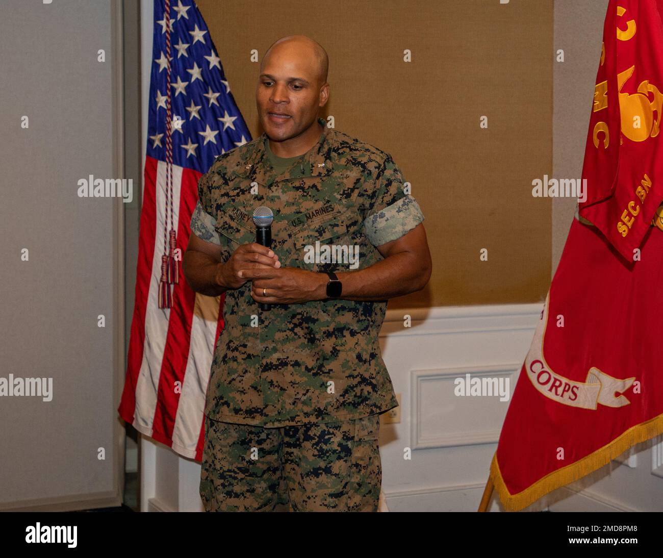 U.S. Marine Corps Lt. Col. David S. Rainey, the commanding officer of ...